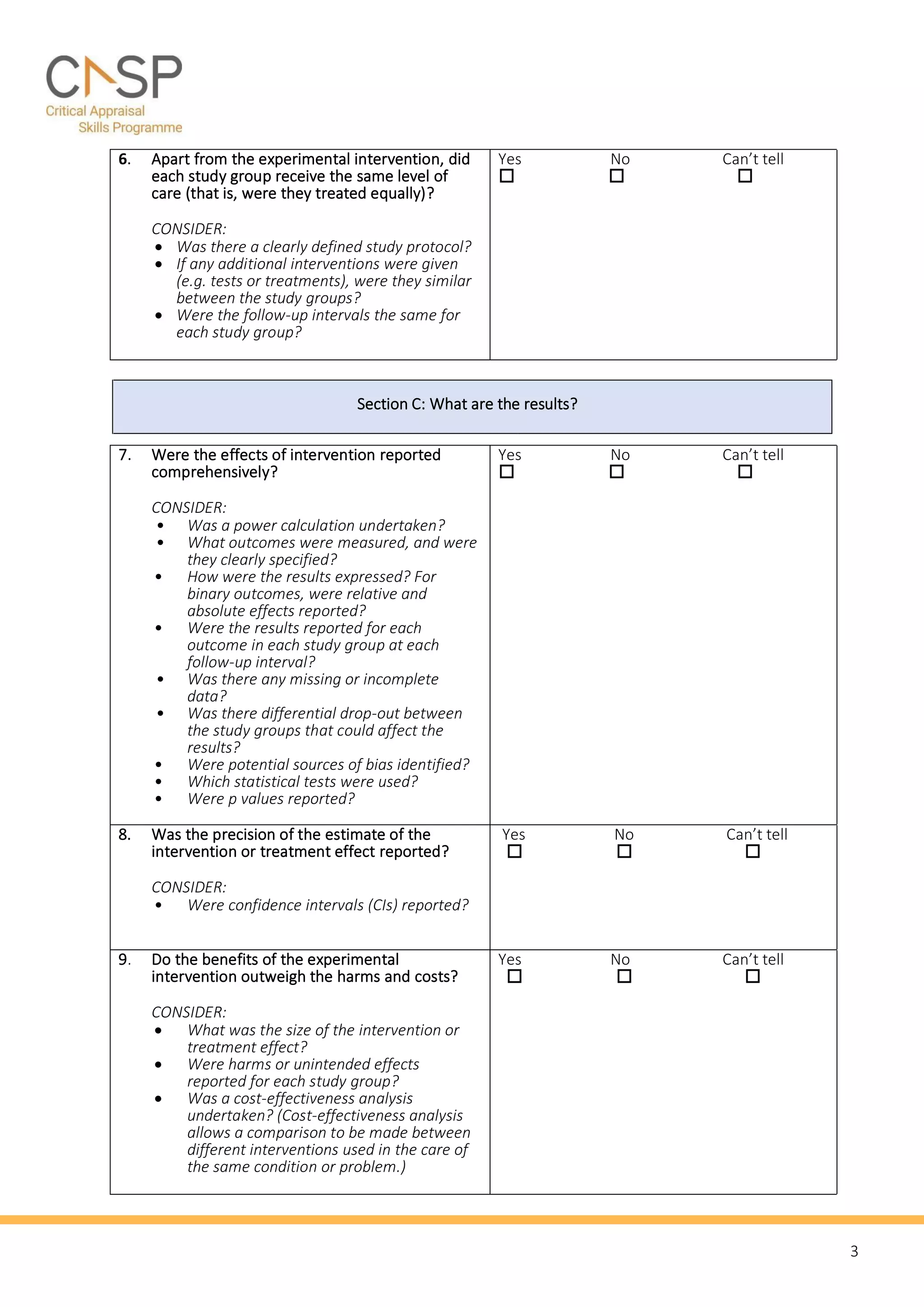 Casp rct checklist_pdf | PDF
