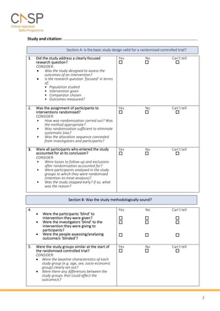 Casp rct checklist_pdf | PDF
