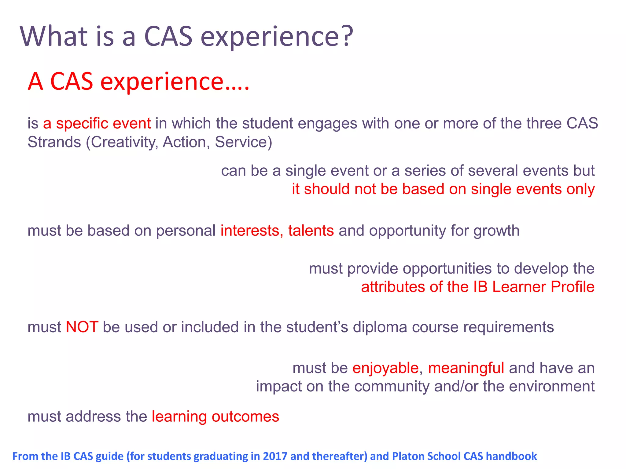 Cas presentation | PPTX