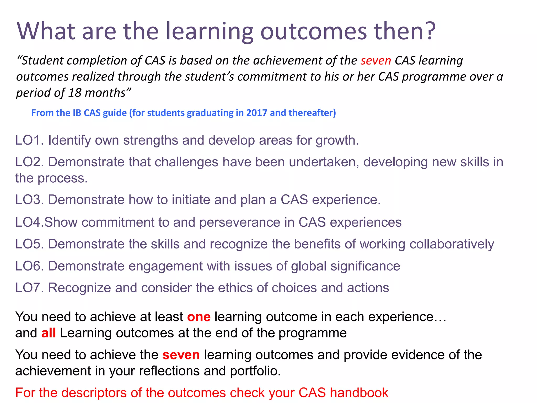 Cas presentation | PPTX
