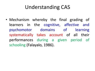 Cas, presentation note | PPT