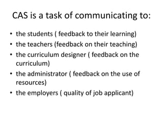 Cas, presentation note | PPT