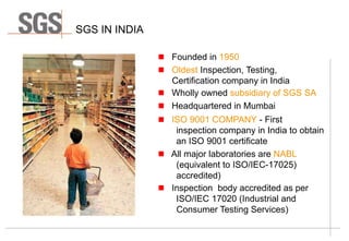 Cas Presentation Sgs India | PDF
