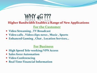 3G and 4G | PPTX