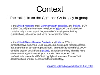 Repaving the Road to Hell with the Common CV and CIHR Reforms | PPTX