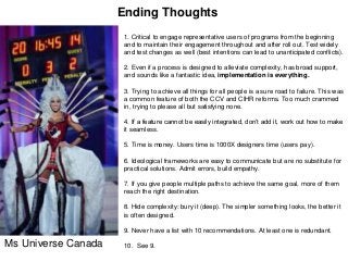 Repaving the Road to Hell with the Common CV and CIHR Reforms | PPTX