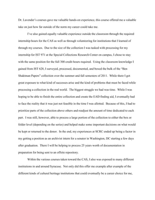 CAS Reflection | DOCX