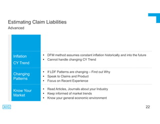 Cas rpm 2015 claim liability estimation | PPT