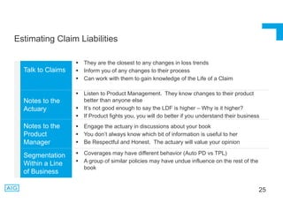 Cas rpm 2015 claim liability estimation | PPT