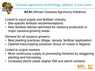 Cassava: What do we know about the crop? | PPTX