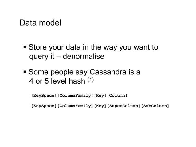 Php And Cassandra Pptx Databases Computer Software And Applications 1396