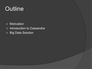 Cassandra | PDF | Databases | Computer Software and Applications