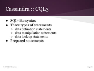 Введение в Apache Cassandra | PDF