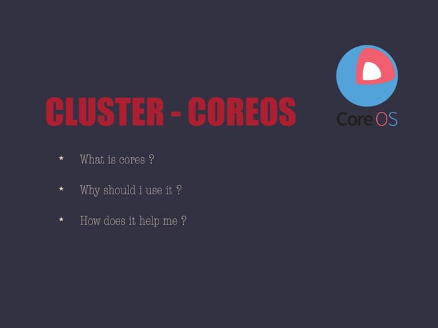 Scaling and Managing Cassandra with docker, CoreOS and Presto | PPT
