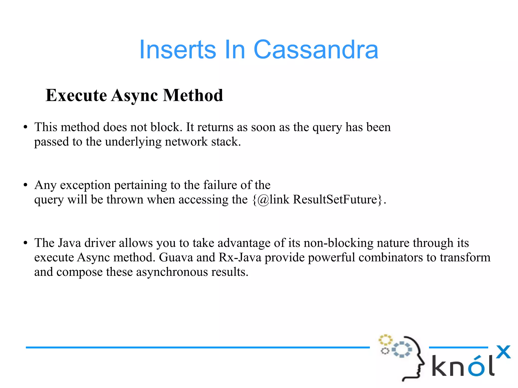 Cassandra - Tips And Techniques | PPT