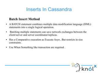 Cassandra - Tips And Techniques | PPT