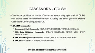 Cassandra - A Distributed Database System | PPT
