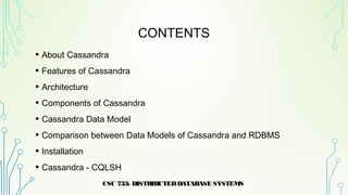 Cassandra - A Distributed Database System | PPT | Databases | Computer Software and Applications