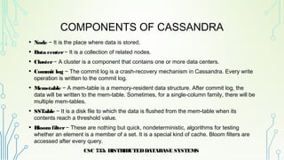 Cassandra - A Distributed Database System | PPT | Databases | Computer Software and Applications