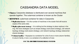 Cassandra - A Distributed Database System | PPT | Databases | Computer Software and Applications