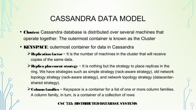 Cassandra A Distributed Database System Ppt Databases Computer Software And Applications