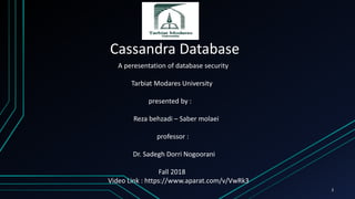 Cassandra | PPT