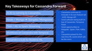 Cassandra Lunch 130: Recap of Cassandra Forward Talks | PPT