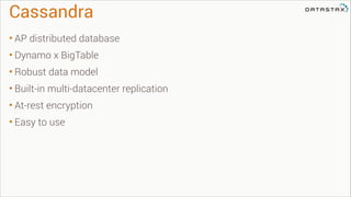 Apache Cassandra and Go | PPT