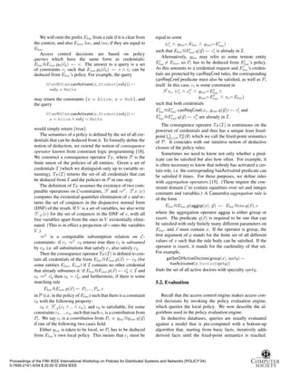 Cassandra distributed access control policies with tunable expressiveness | PDF