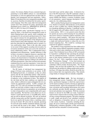 Cassandra distributed access control policies with tunable expressiveness | PDF