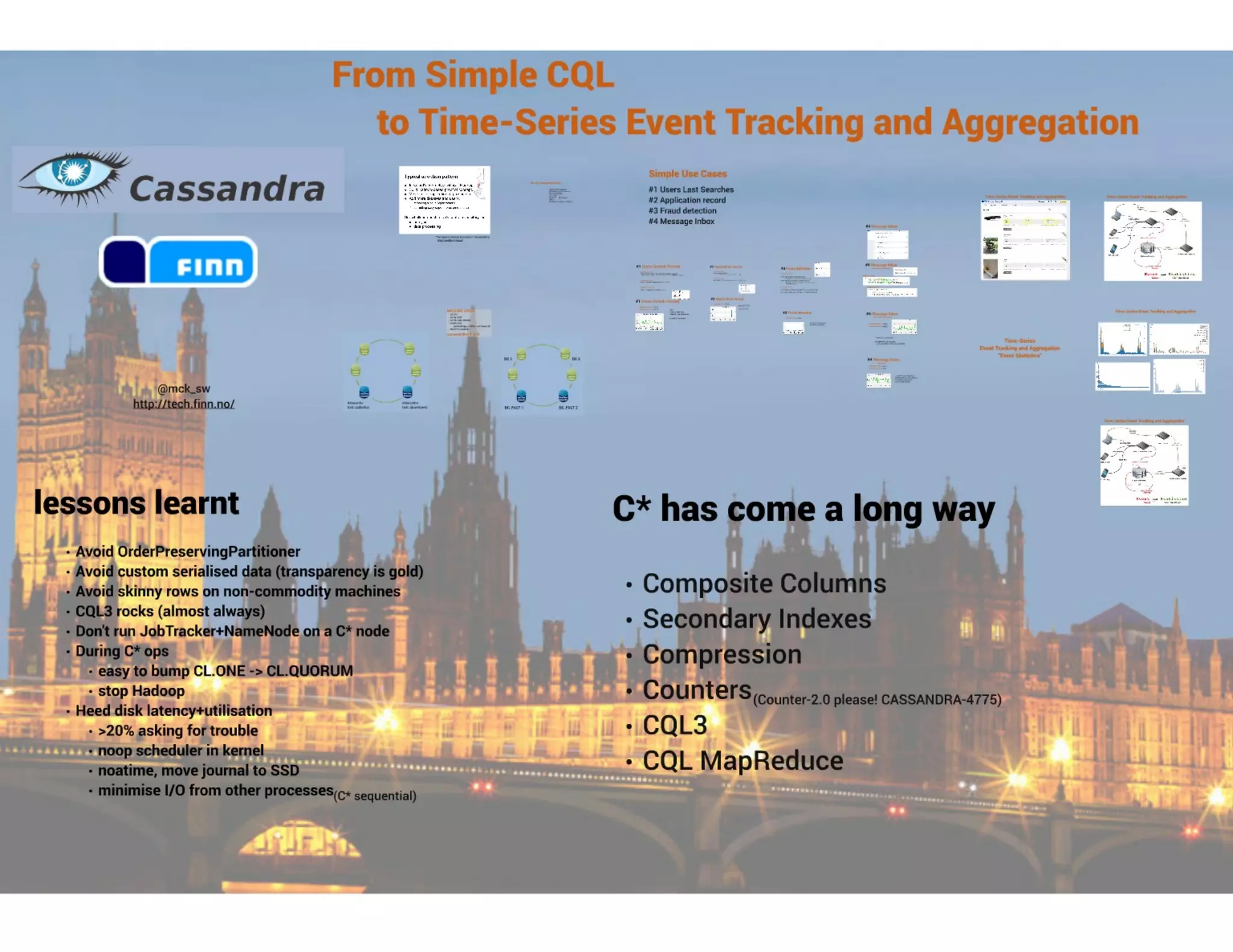 From Simple CQL to Time-Series Event Tracking and Aggregation Using Cassandra and Hadoop | PDF