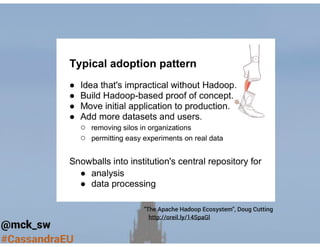 From Simple CQL to Time-Series Event Tracking and Aggregation Using Cassandra and Hadoop | PPT