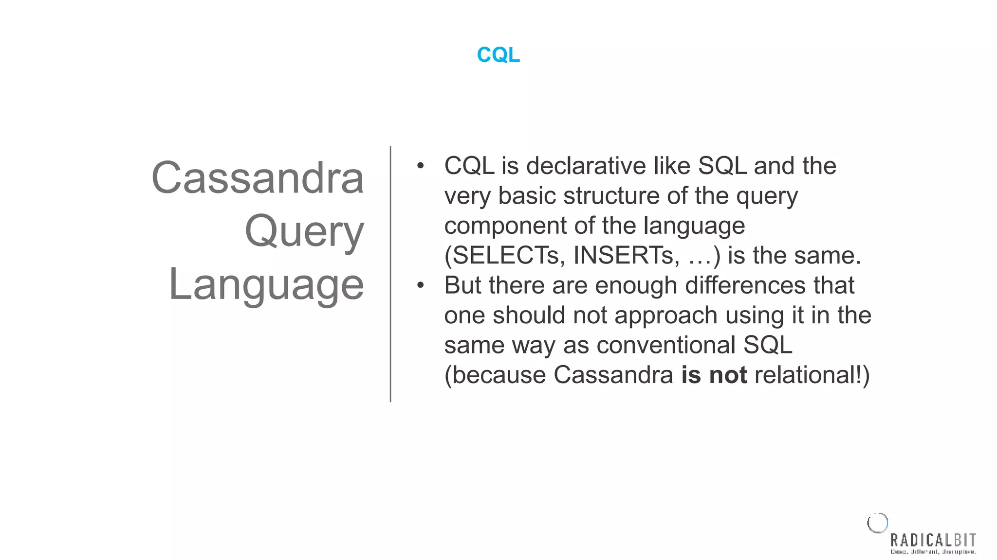 Cassandra 101 | PPTX | Databases | Computer Software and Applications