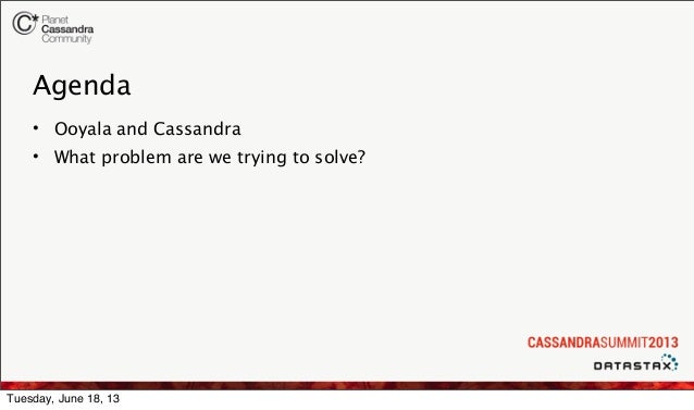 Real Time Analytics With Cassandra Spark And Shark