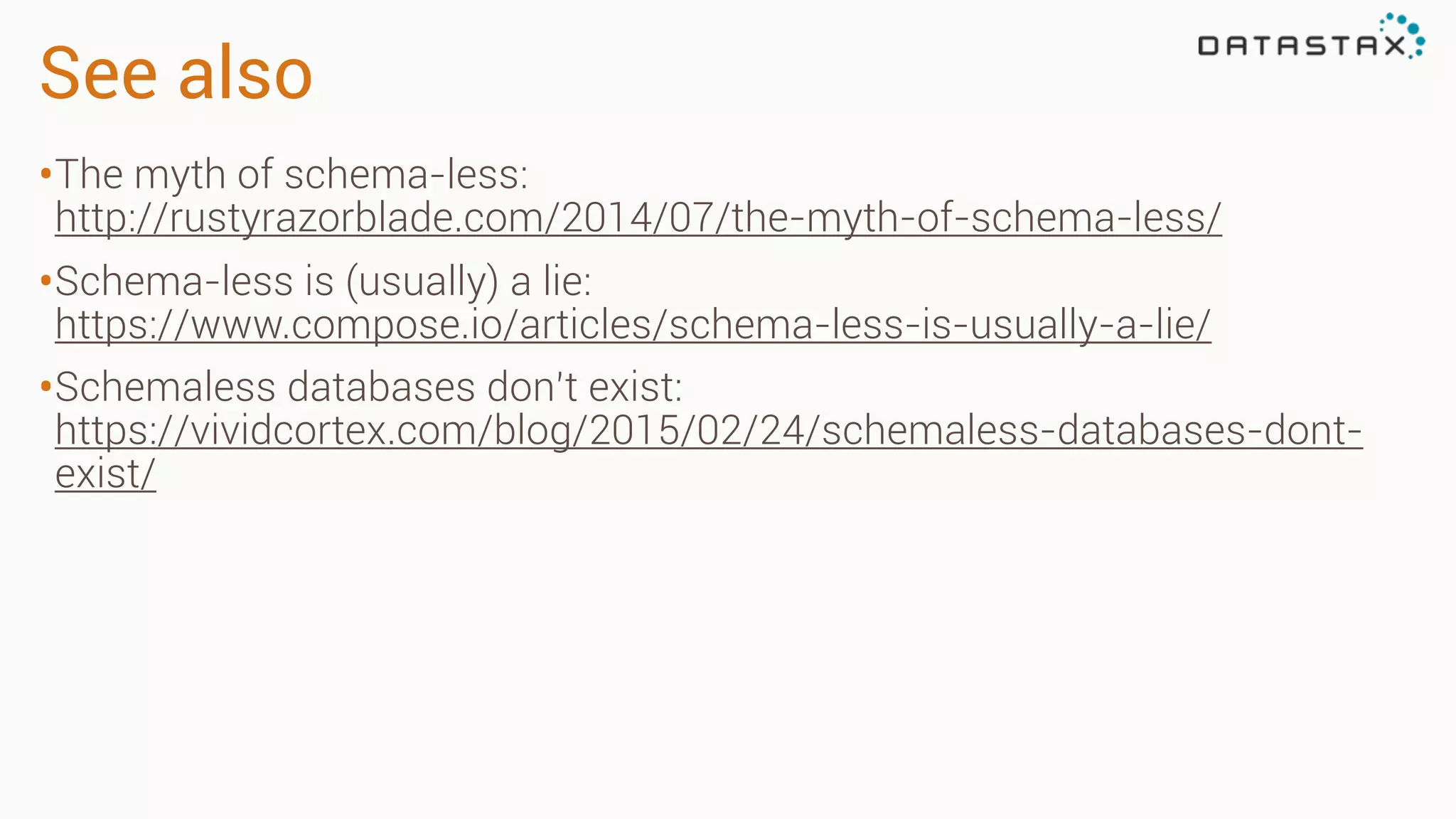 Cassandra 3.0 - JSON at scale - StampedeCon 2015 | PPT