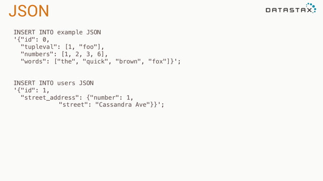 Cassandra 3.0 - JSON at scale - StampedeCon 2015 | PPT
