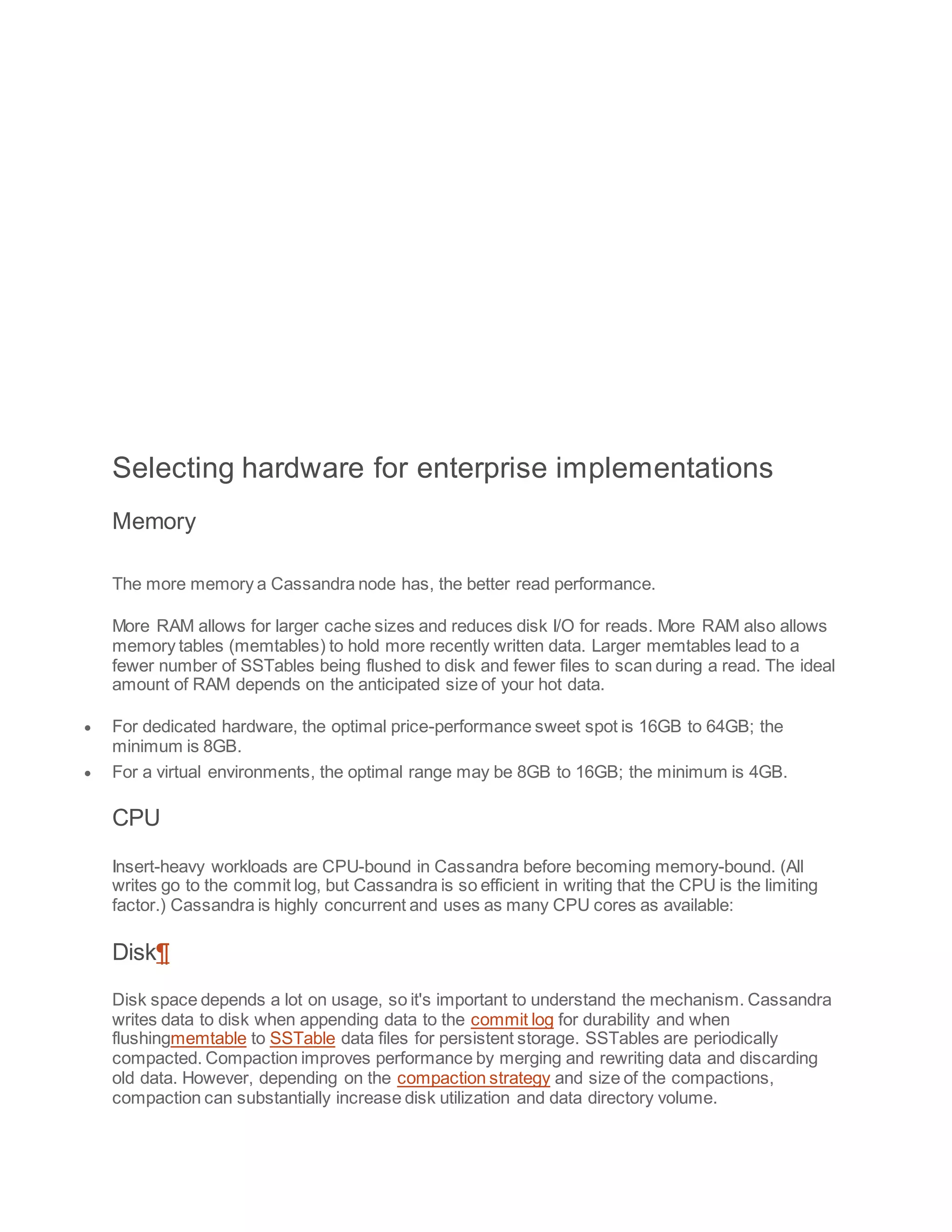 Cassandra admin | DOCX | Databases | Computer Software and Applications