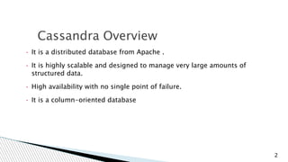 Cassandra advanced part-ll | PPT