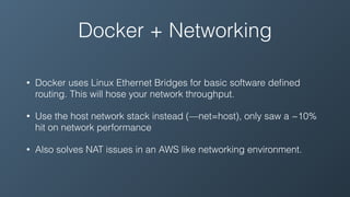 Cassandra and Docker Lessons Learned | PPT