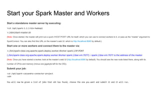 Apache Cassandra and Apche Spark | PPT