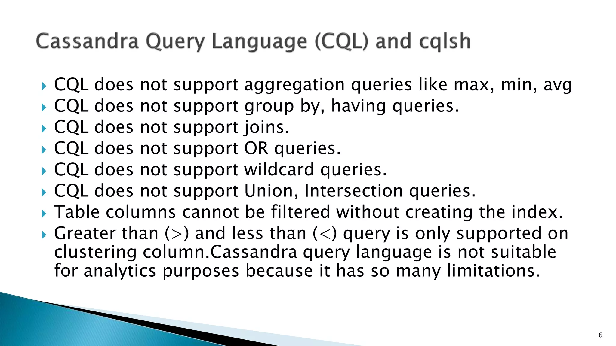 Cassandra basics | PPTX