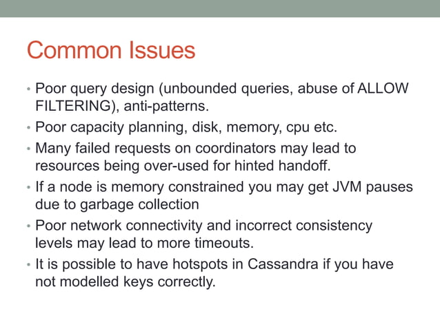 Cassandra Applications Benchmarking | PPTX | Computer Software and Applications | Computing