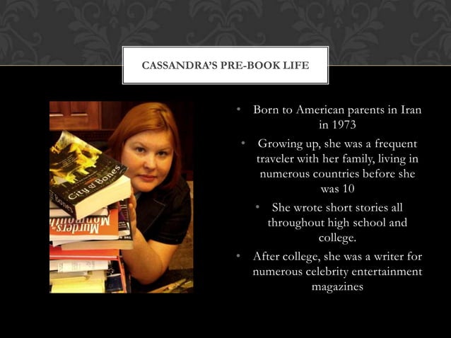 Cassandra clare | PPTX | Fantasy | Genres