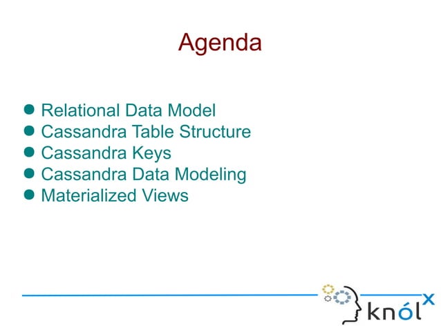 Cassandra Data Modelling Odp Databases Computer Software And Applications