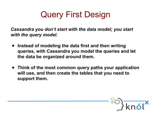 Cassandra Data Modelling | ODP | Databases | Computer Software and Applications