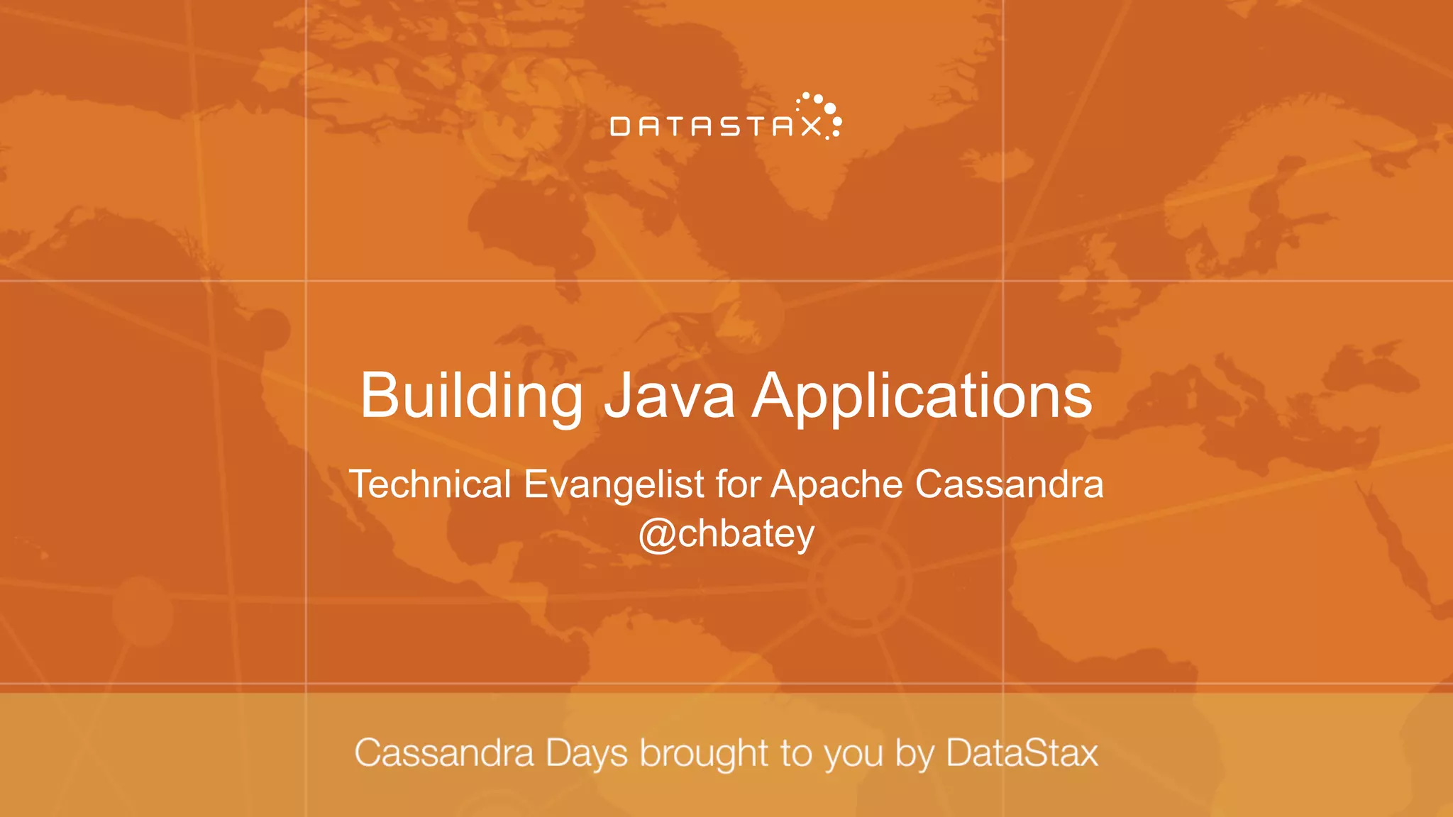 Cassandra Day London: Building Java Applications | PDF