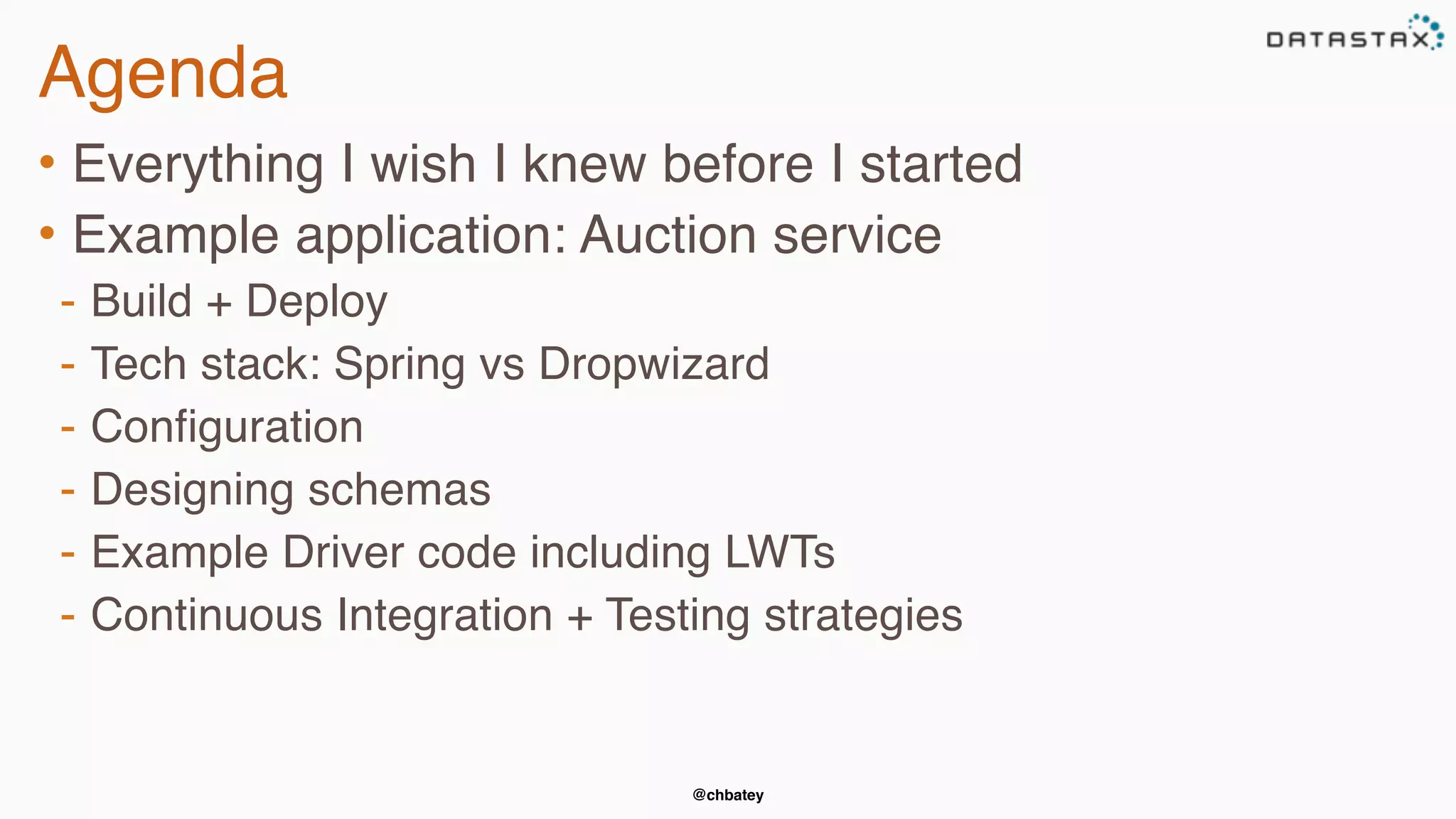 Cassandra Day London: Building Java Applications | PDF