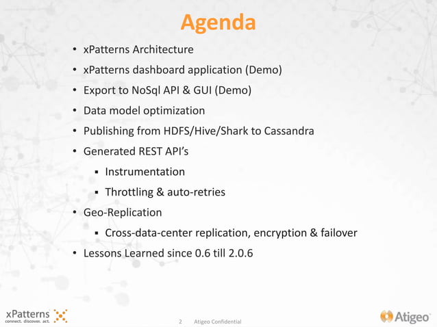 Cassandra in xPatterns | PPT