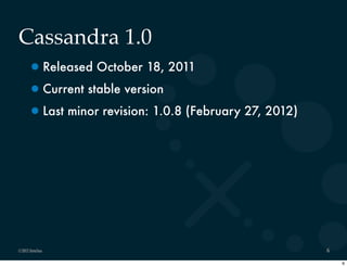 On Cassandra Development: Past, Present and Future | PDF | Databases | Computer Software and ...