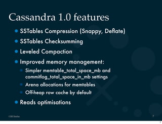 On Cassandra Development: Past, Present and Future | PPT